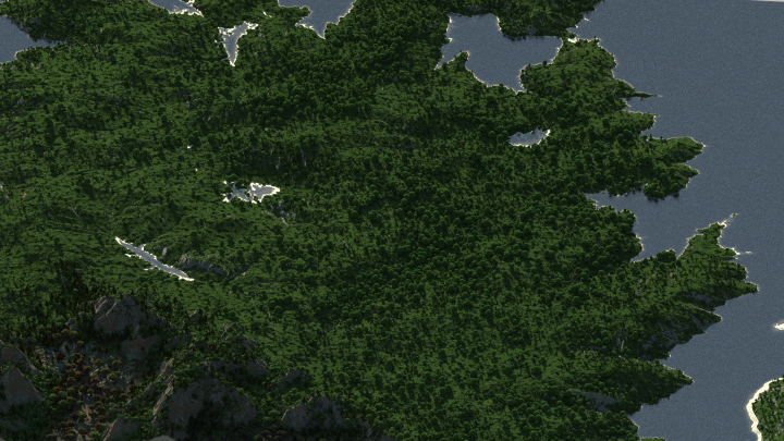 Big RPG location high quality - WorldMachine 15000x15000 Minecraft Map
