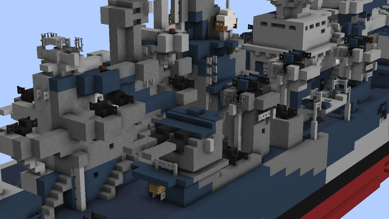 USS Baltimore (CA-68) Minecraft Map