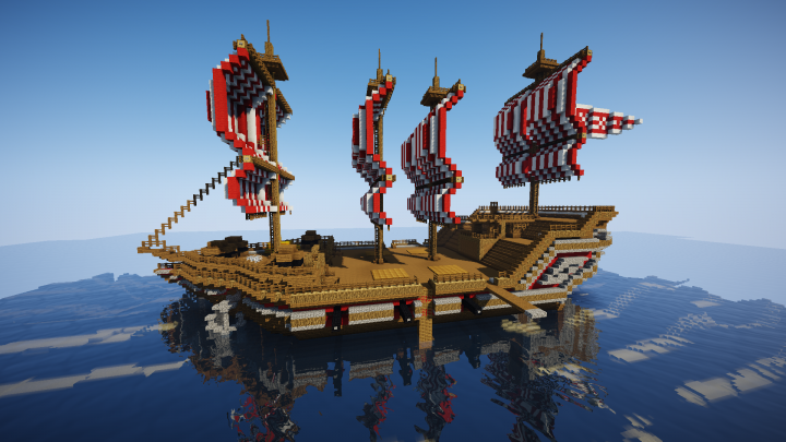 Oldschool pirate ship Minecraft Map