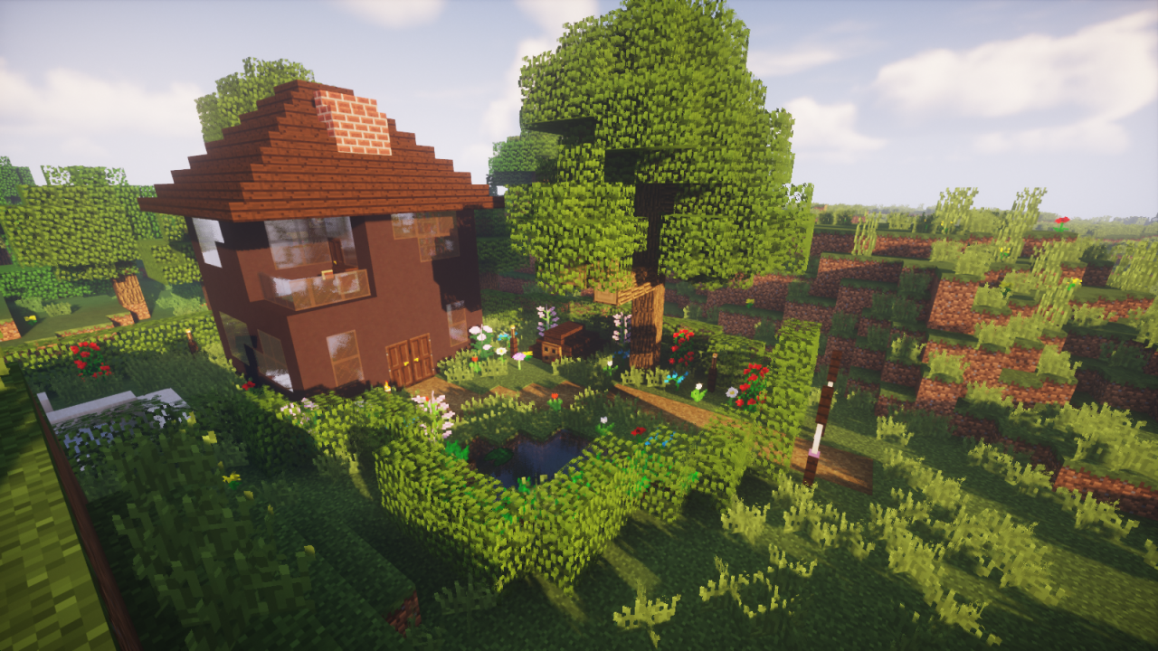 Brown Mansion - Imagine And Build Minecraft Map