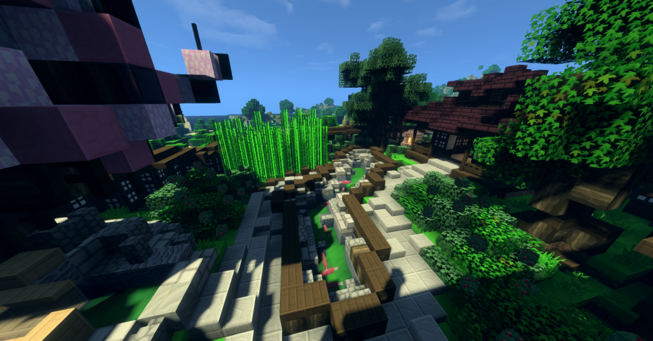 Small Japanese Garden Minecraft Map