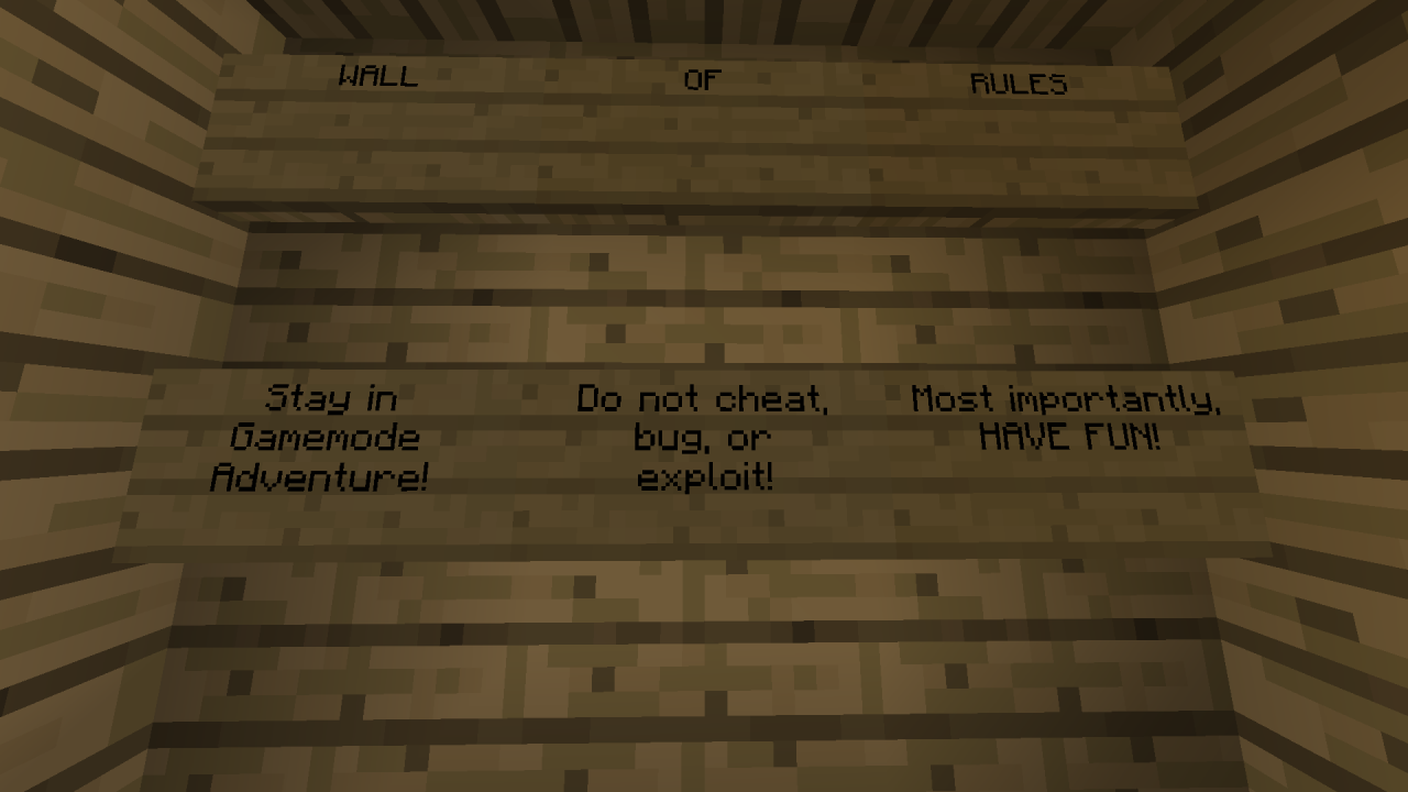 My First Minecraft Parkour Map! Minecraft Map