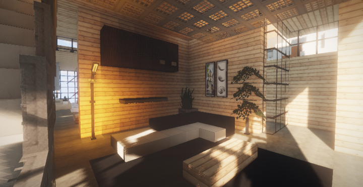 Overhang | A Contemporary Mountain House Minecraft Map