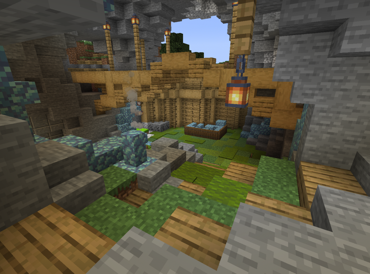 Mining encampment Minecraft Map