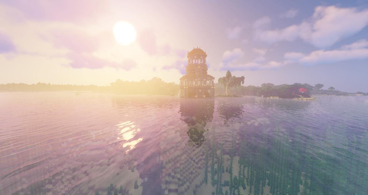 Seaside Spawn Tower Minecraft Map