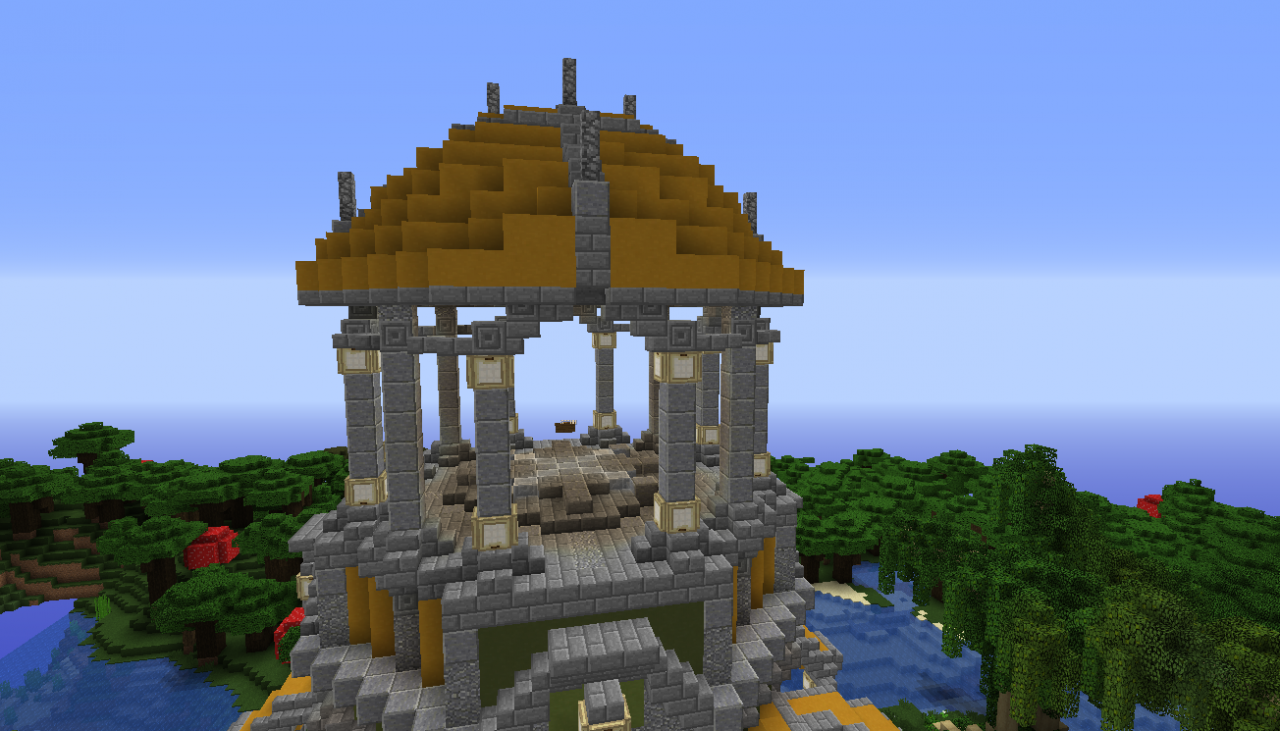 Seaside Spawn Tower Minecraft Map