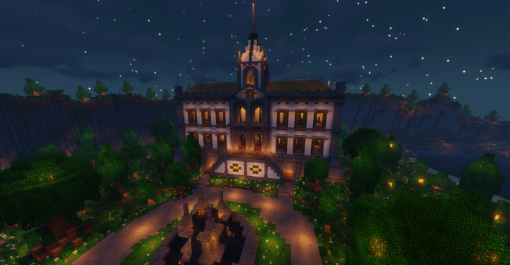 Portuguese colonial Palace and Village Minecraft Map