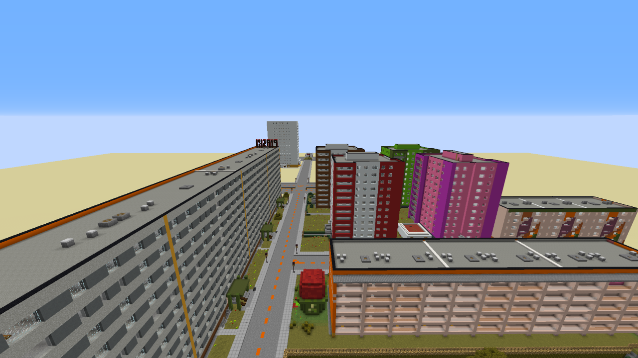2nd PHASE!!!Polish city - Sands/Polskie miasto - Piaski Minecraft Map