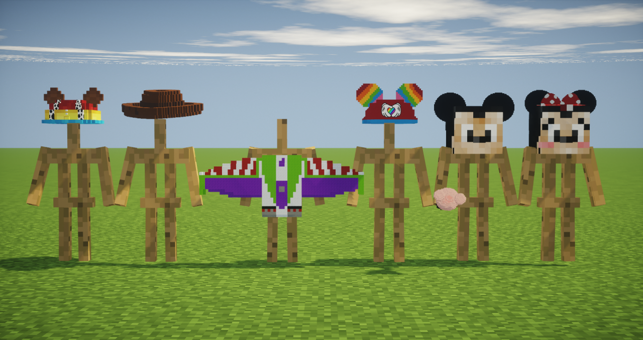 Disney / Cosmetics / Ears / Hats Minecraft Texture Pack