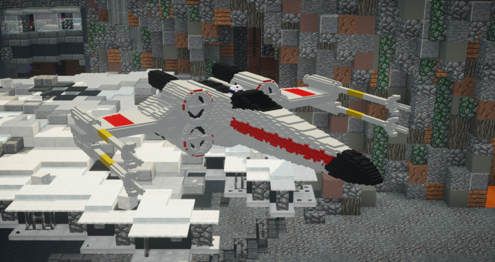 X-Wing 3D Model Minecraft Texture Pack