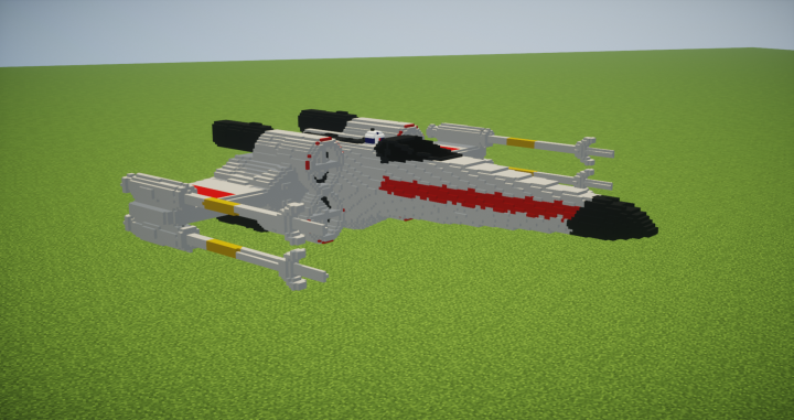 X-Wing 3D Model Minecraft Texture Pack