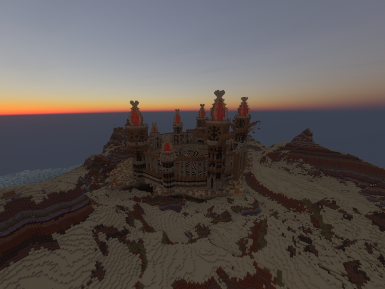 desert arena Minecraft Map