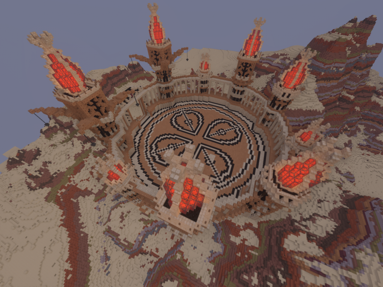 desert arena Minecraft Map
