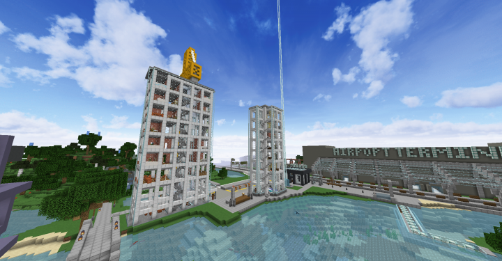 Small River Downtown Minecraft Map