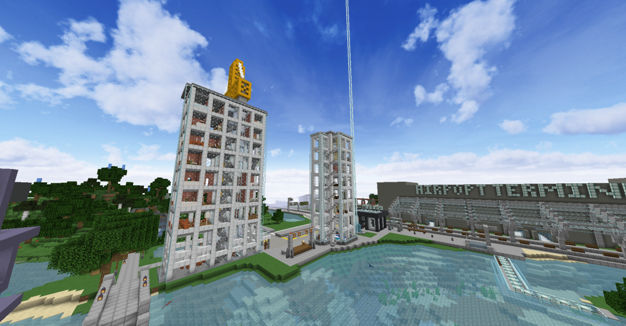 Small River Downtown Minecraft Map