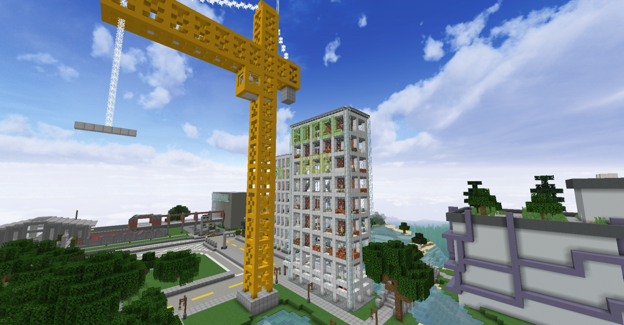 Small River Downtown Minecraft Map