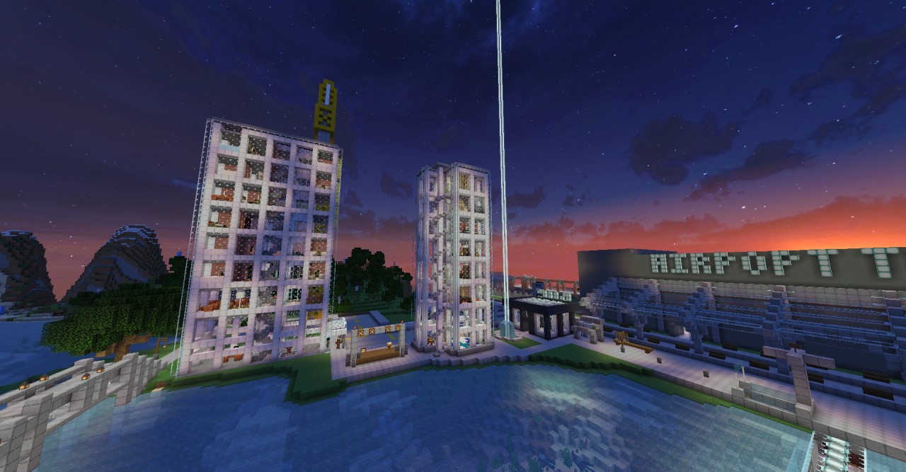 Small River Downtown Minecraft Map