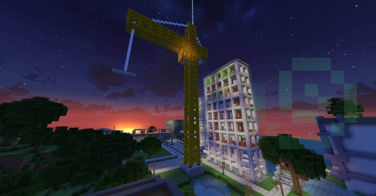 Small River Downtown Minecraft Map