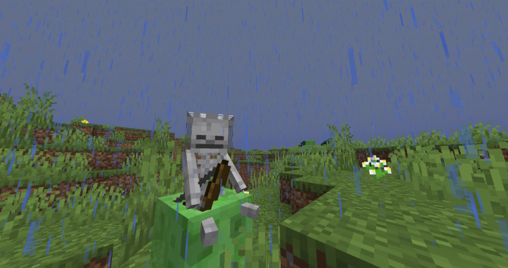 J𐍃 Slime Rain --- Datapack Minecraft Data Pack