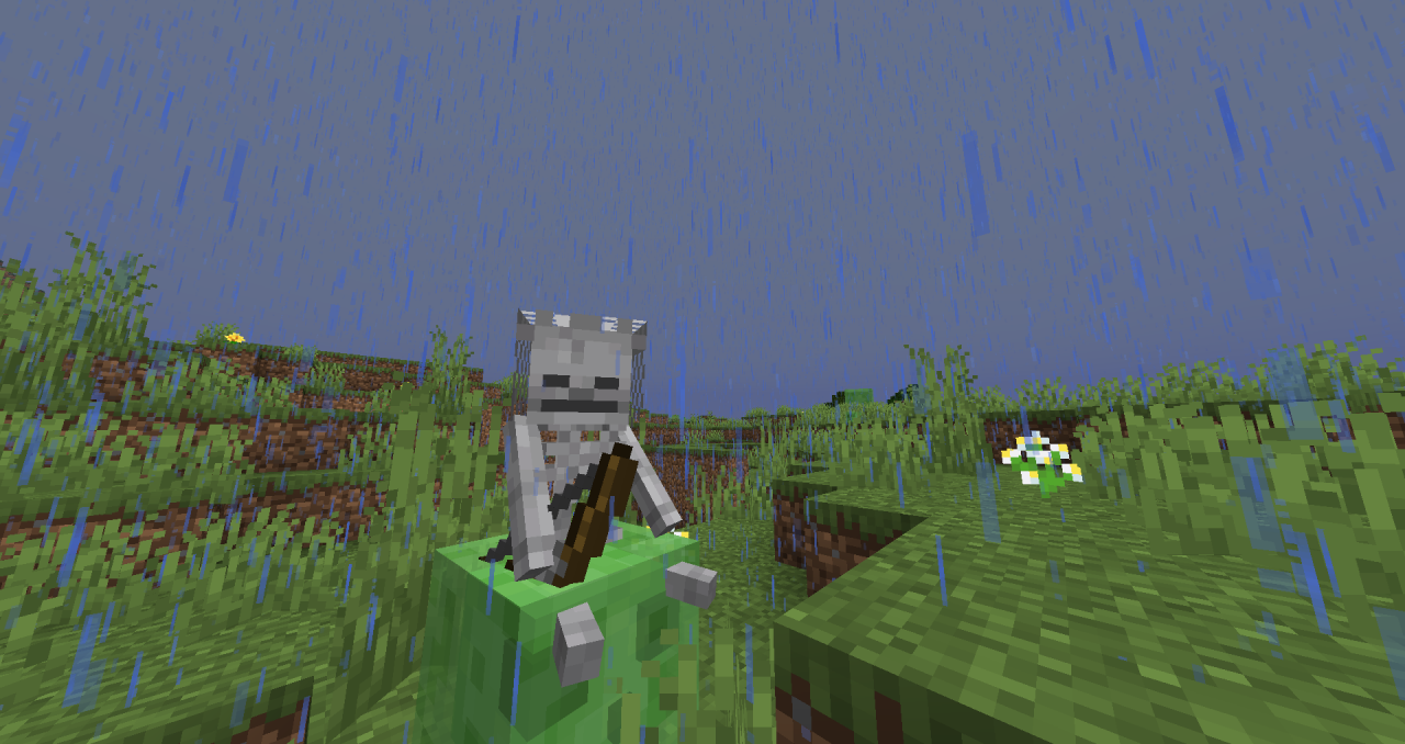 J𐍃 Slime Rain --- Datapack Minecraft Data Pack