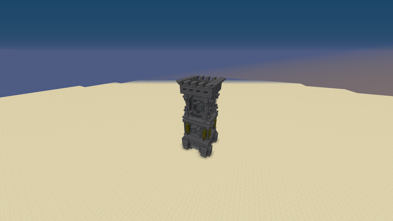 Castle Tower Design Minecraft Map
