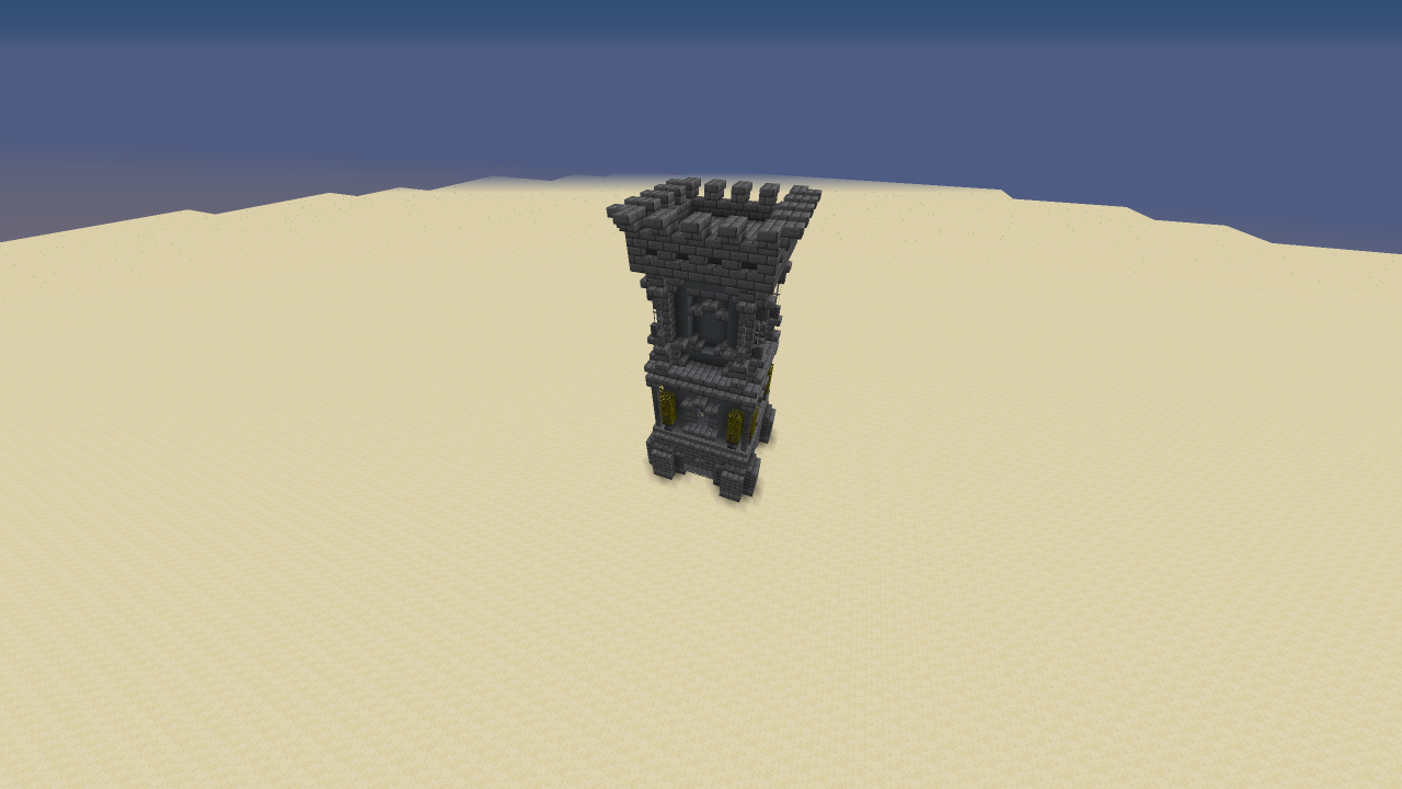 Castle Tower Design Minecraft Map