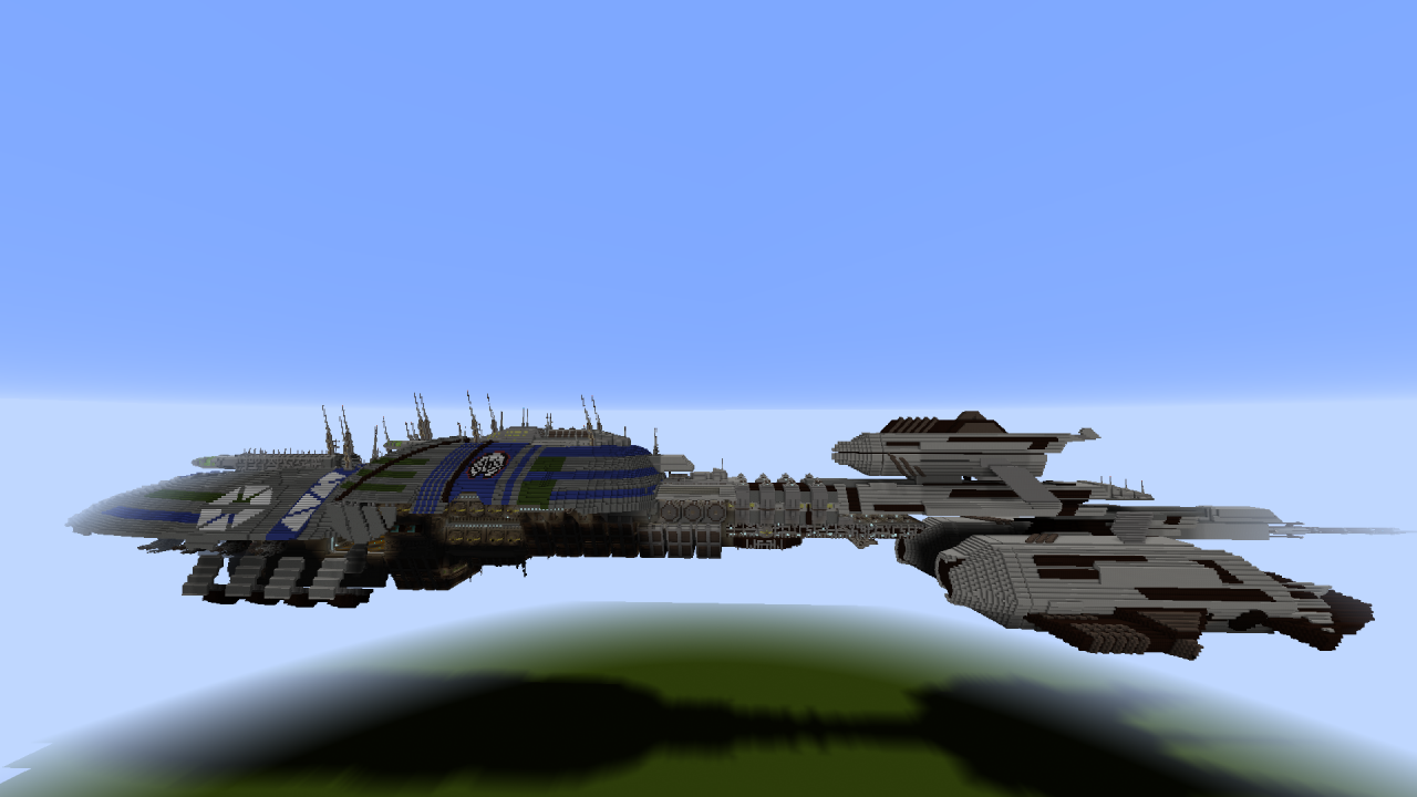 Recusant-class light destroyer (Star Wars: Clone Wars) Minecraft Map