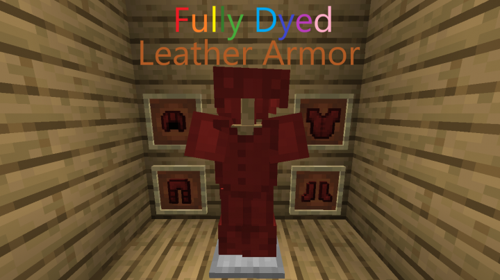 Fully Dyed Leather Armor Minecraft Texture Pack
