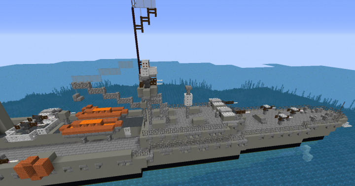 Bari, italian ligth cruiser Minecraft Map
