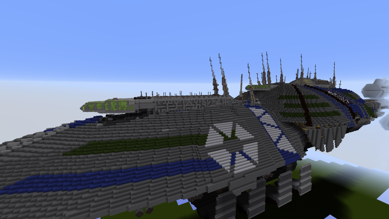 Recusant-class light destroyer (Star Wars: Clone Wars) Minecraft Map