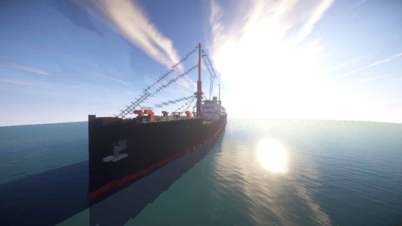 SMS Wolf 1915 (German Auxillary Cruiser) Minecraft Map