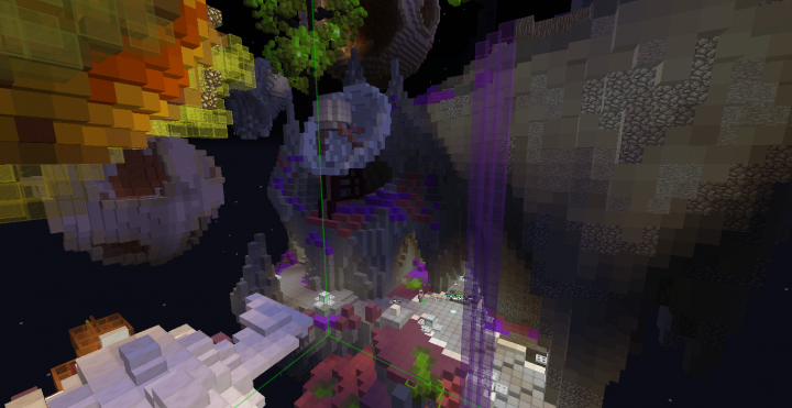 Skyblock Spawn - Space Themed Minecraft Map