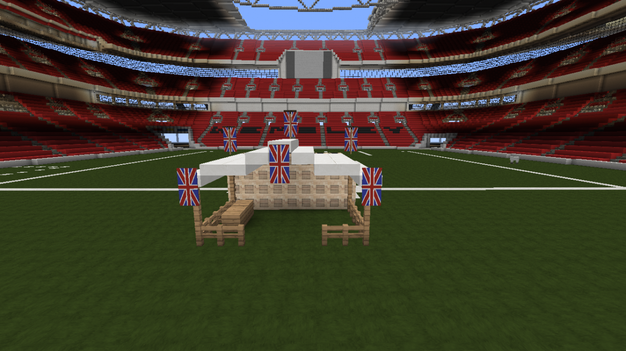 Live Aid wembley Minecraft Map