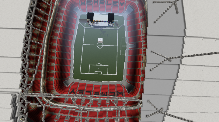Live Aid wembley Minecraft Map