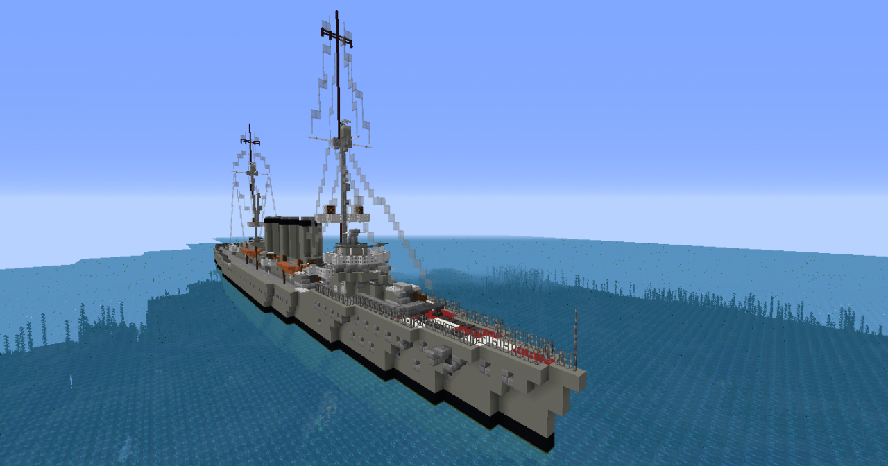 Taranto, italian ligth cruiser Minecraft Map