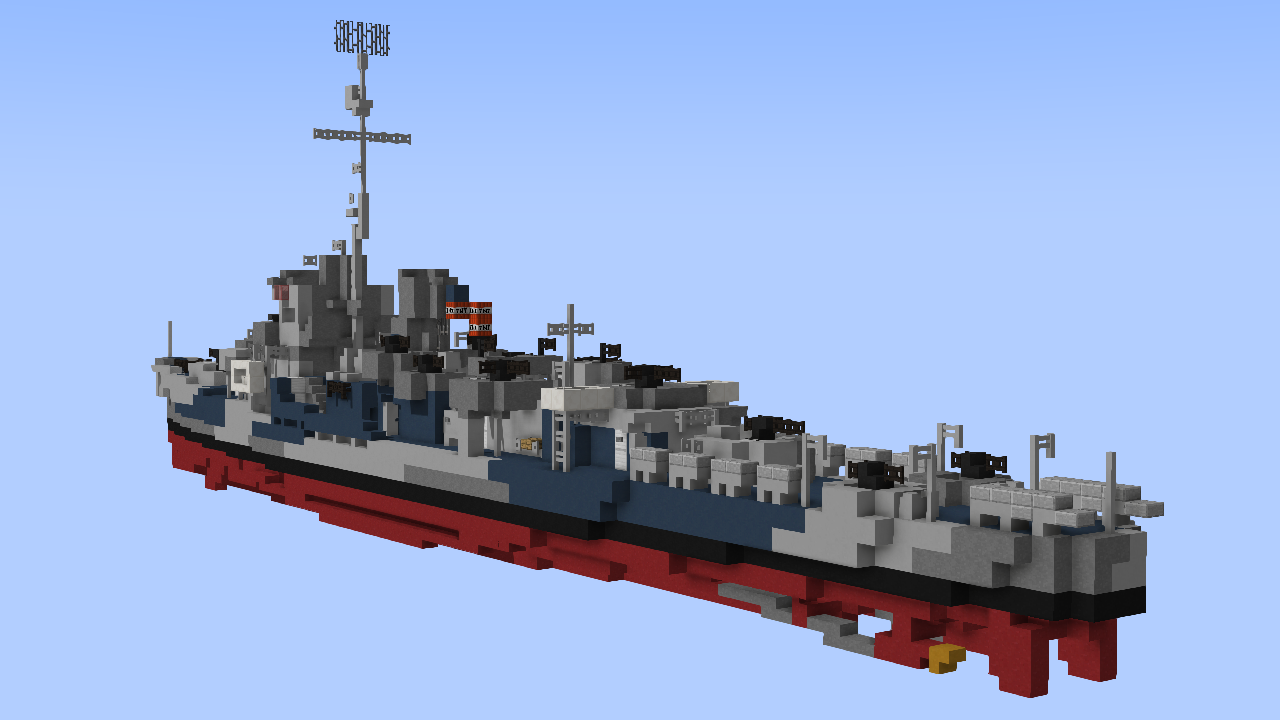 USS Slater (DE-766) Minecraft Project