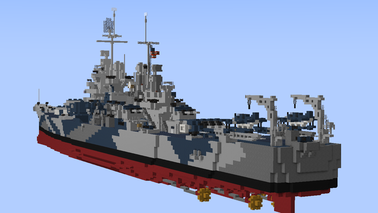 USS Baltimore (CA-68) Minecraft Map