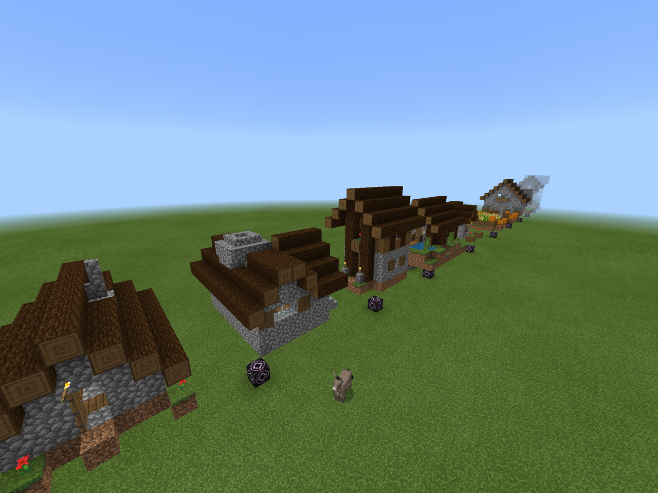 Minecraft Bedrock 1.11 All New Village Structures Minecraft Map