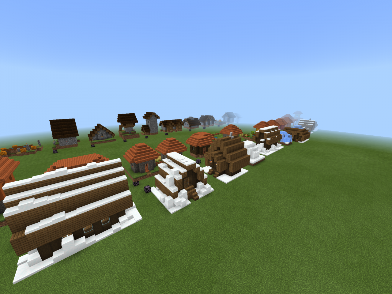 Minecraft Bedrock 1.11 All New Village Structures Minecraft Map