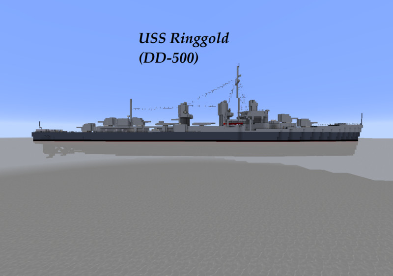 USS Ringgold (DD-500) Minecraft Map
