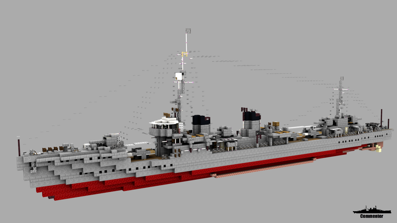 IJN Kamikaze Class 1:1 Scale (June 2019) Minecraft Map