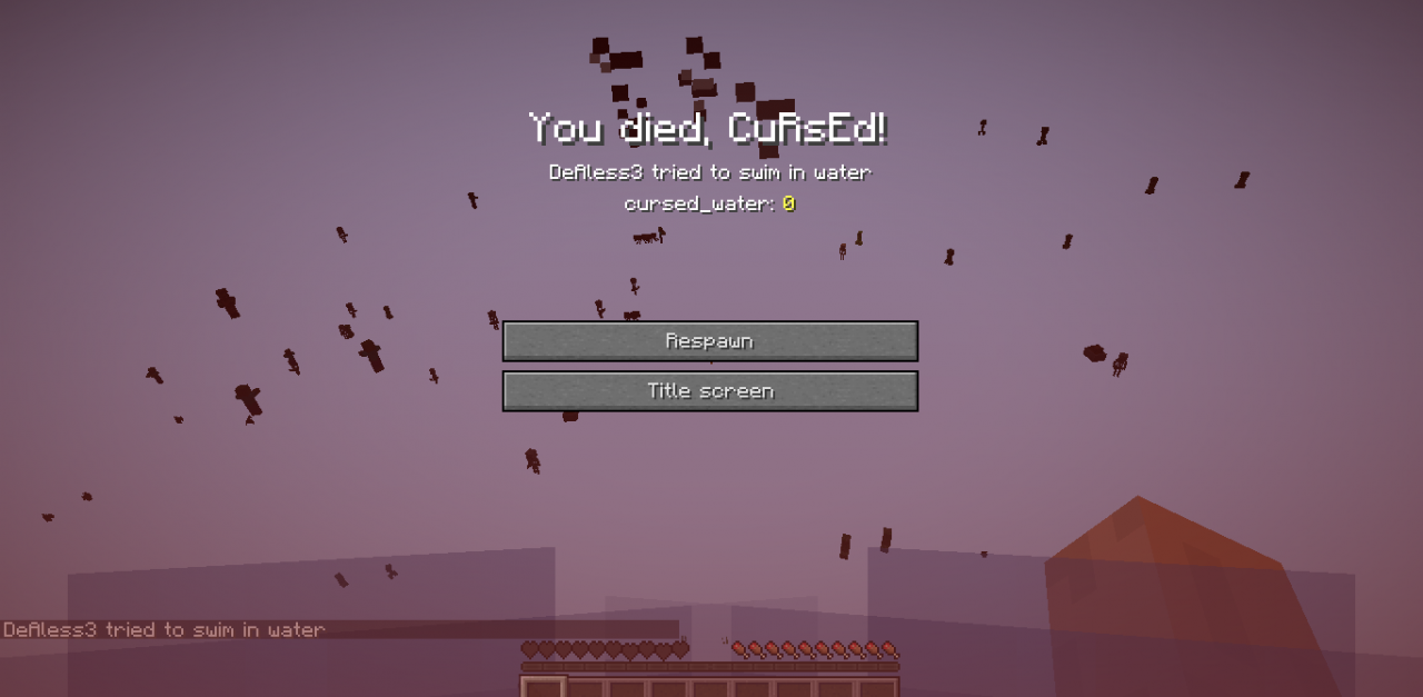 Cursed Water and Lava Texture Pack Minecraft Texture Pack