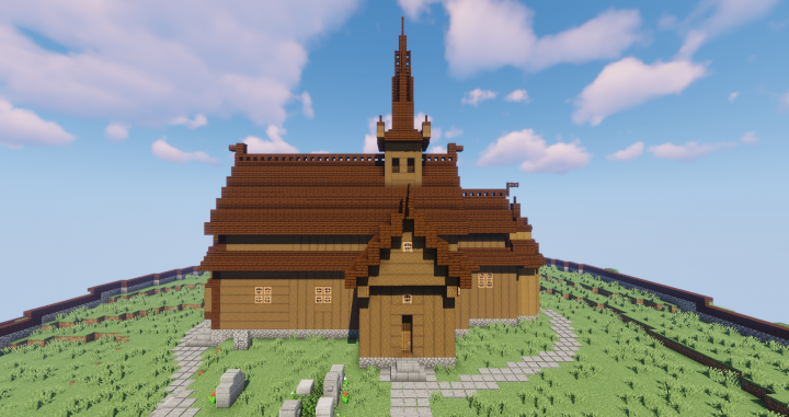 Lom Stave Church - Norway Minecraft Map