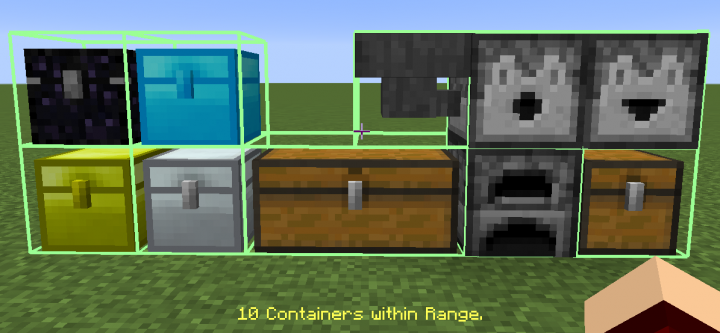 Quick Store (Restock nearby Chests with your Inventory) Minecraft Mod