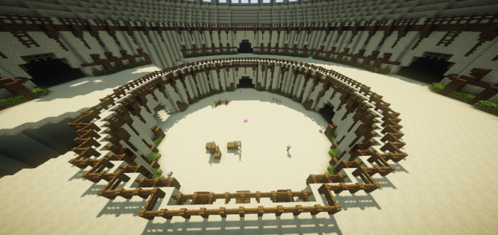 Sandstone Arena Minecraft Map