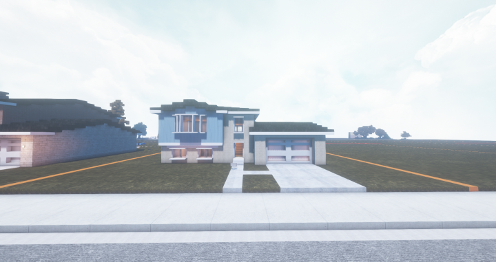 Split level home Minecraft Map
