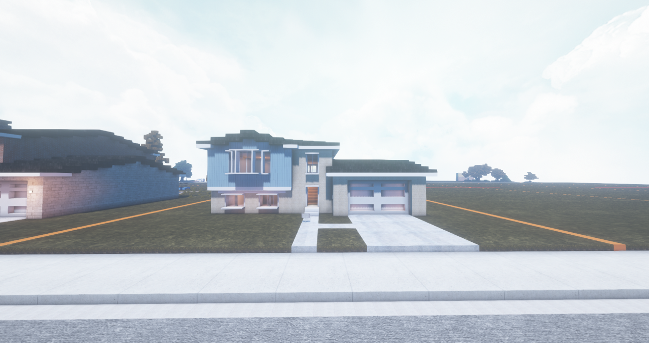 Split level home Minecraft Map