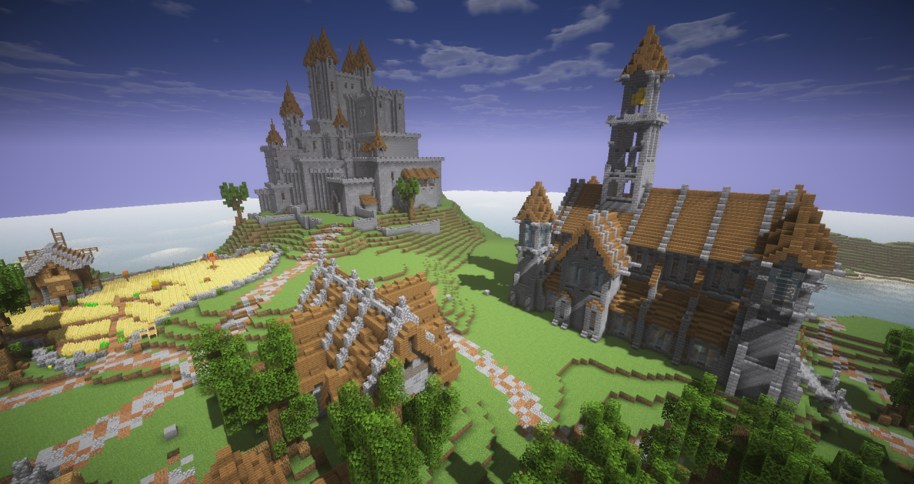 Rowian KINGDOM - INSANE Minecraft Build Minecraft Map