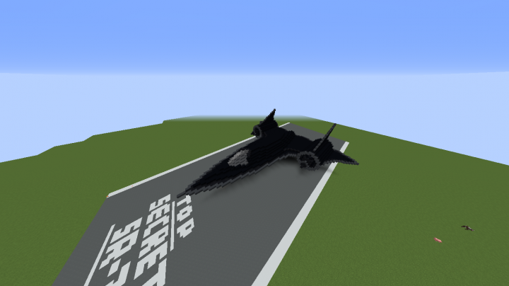 SR-71 (BlackBird) Minecraft Map