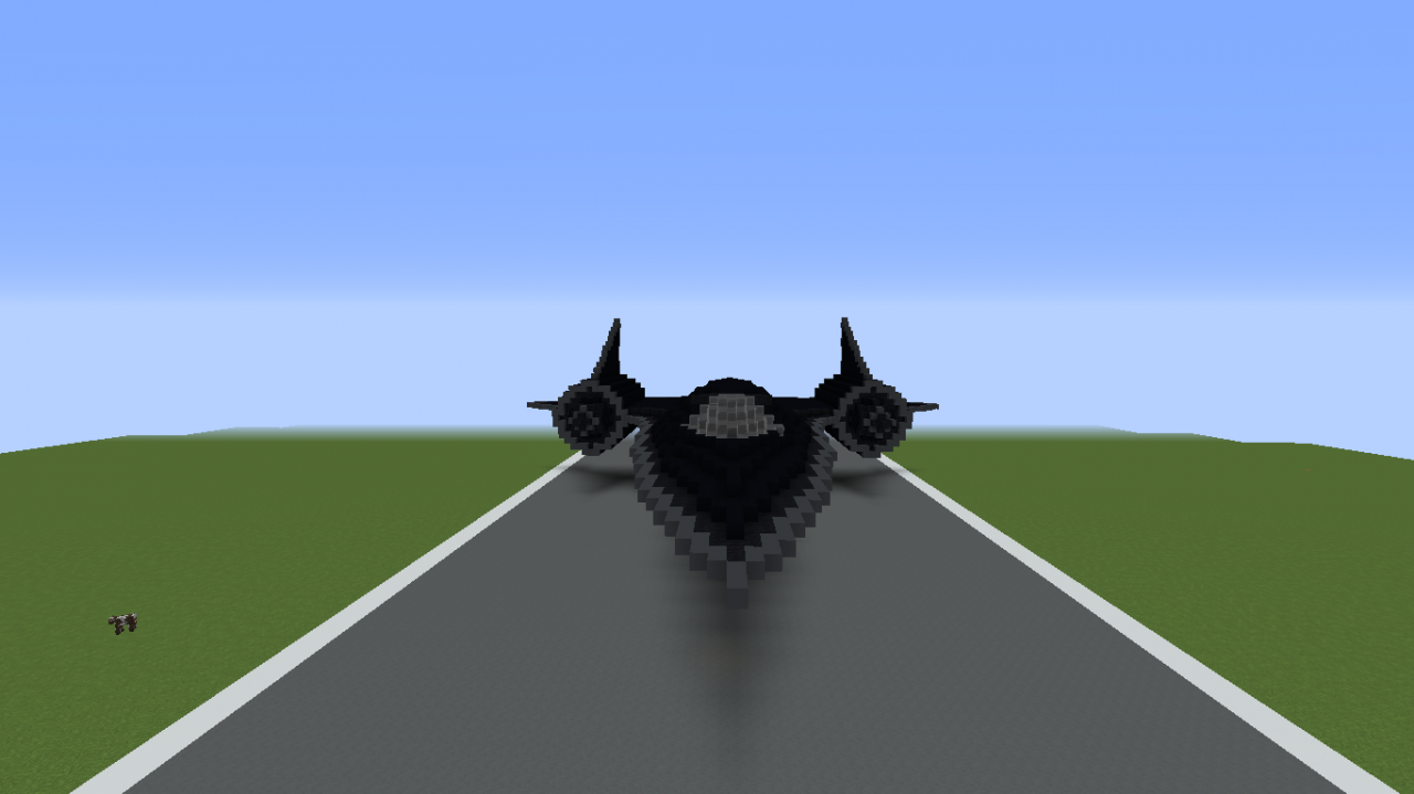 SR-71 (BlackBird) Minecraft Map